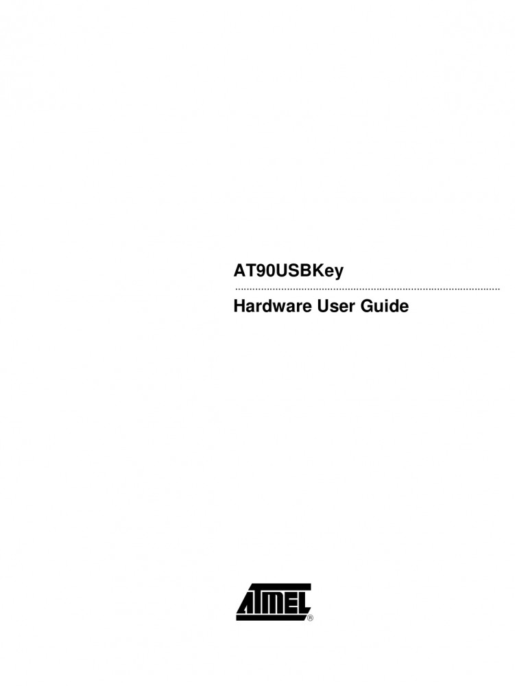 AT90USBKey guide page 1
