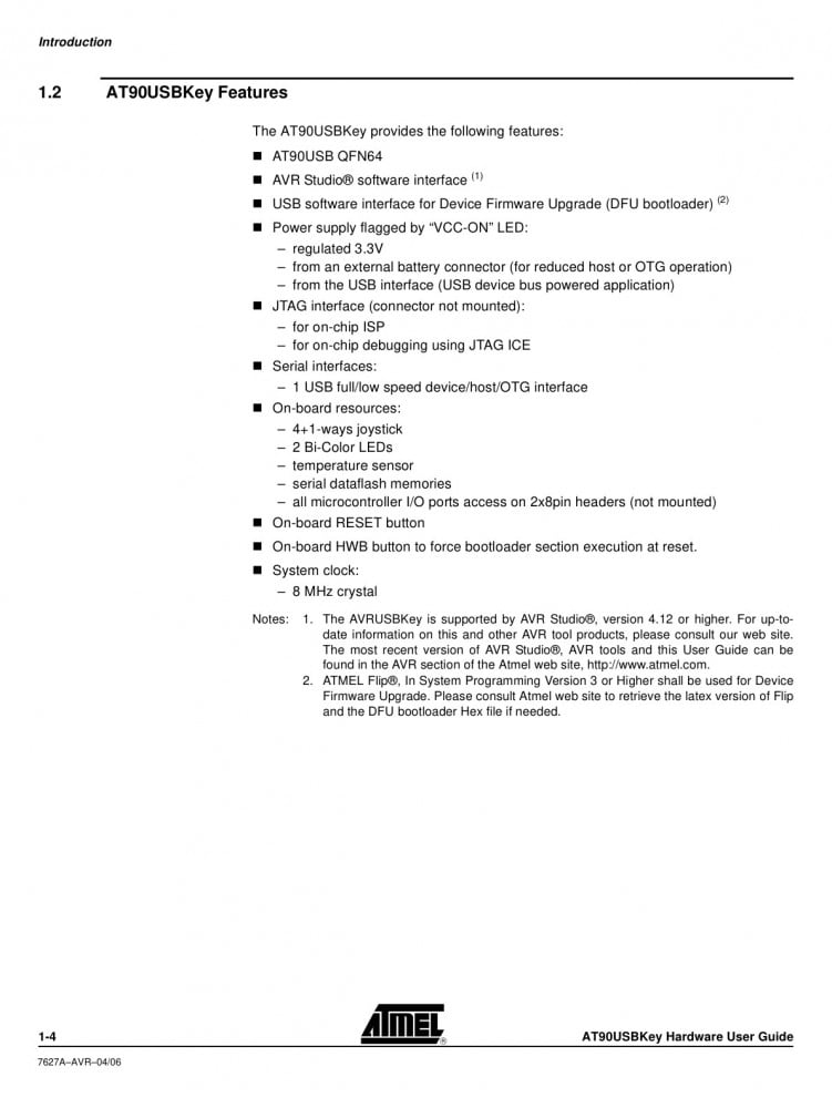 AT90USBKey guide page 4