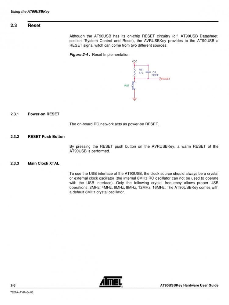 AT90USBKey guide page 8