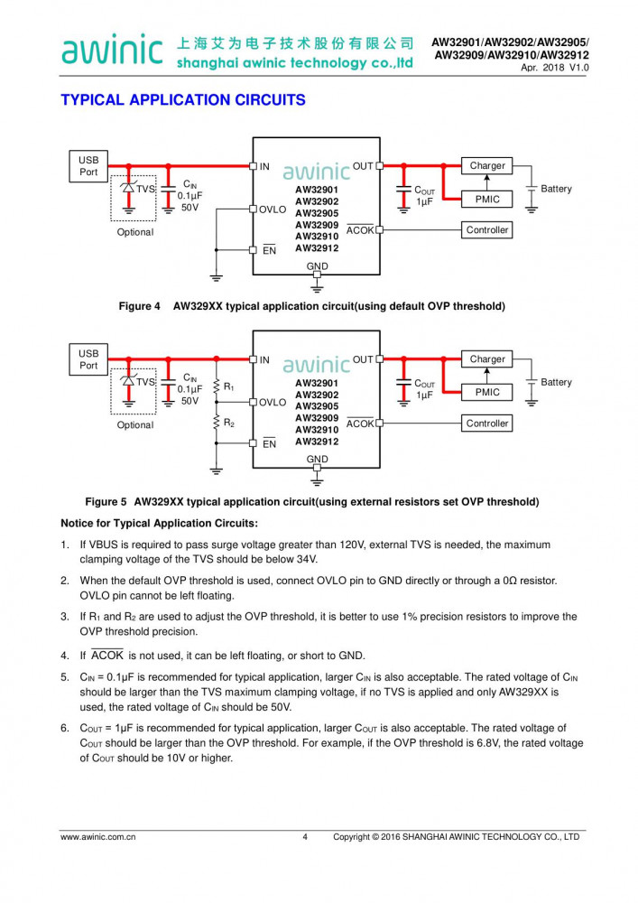 AW32901FCR datasheet page 4