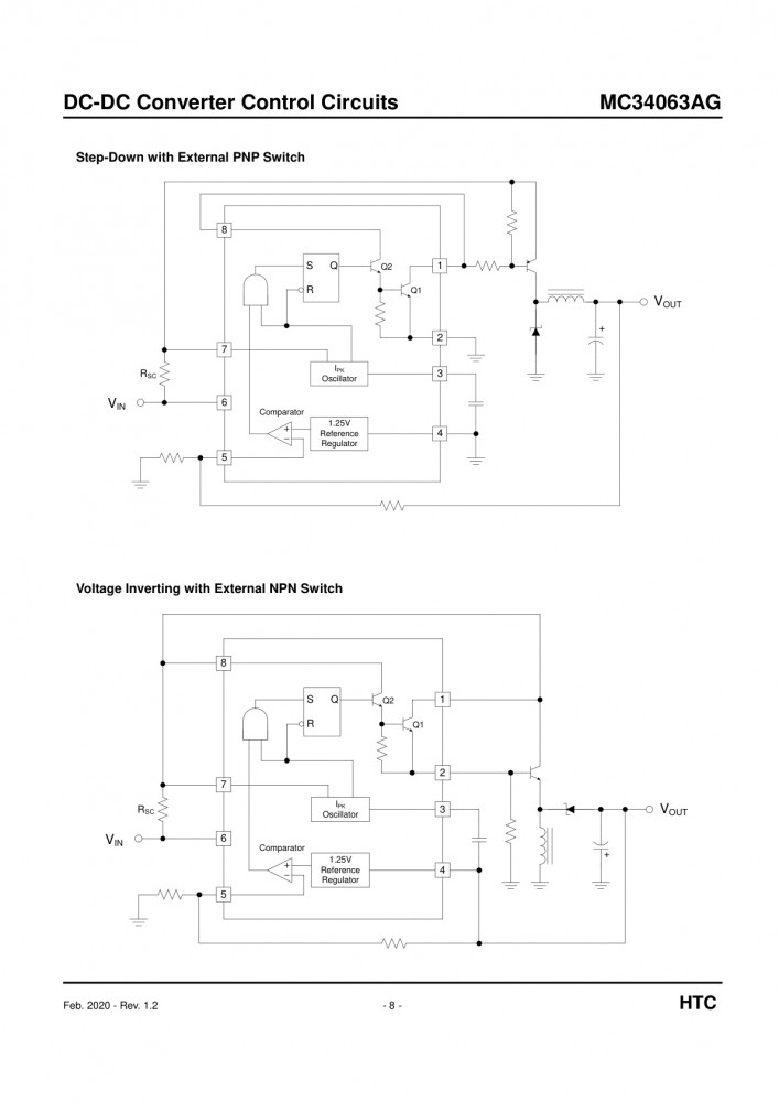 MC34063AGN datasheet page 8