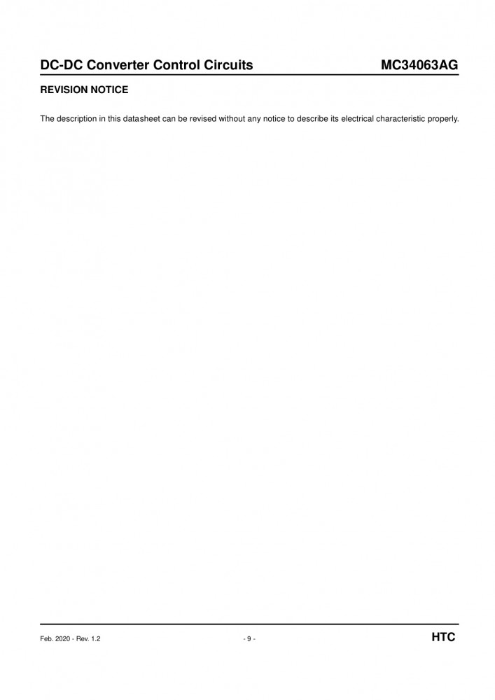 MC34063AGN datasheet page 9