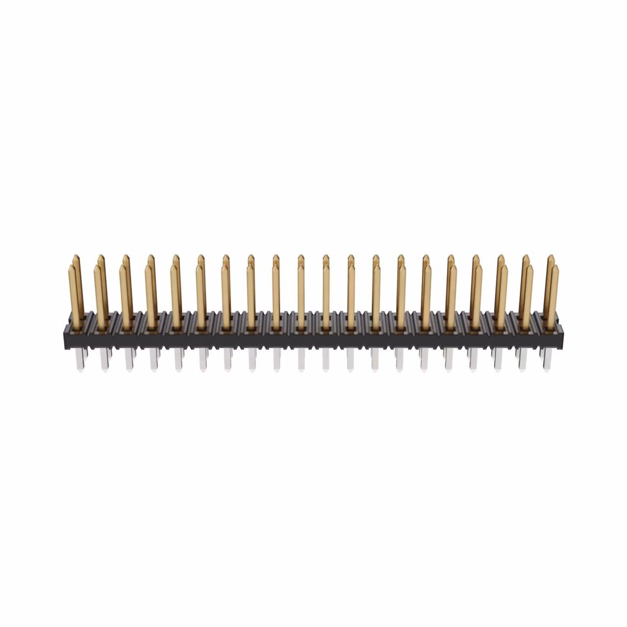 2.00mm Pitch Milli-Grid Header, Vertical, Through Hole, 40 Circuits, 0.38µm Gold (Au) Plating, Mating Pin Length 5.50mm, Tail Length 2.60mm, Tray, Lead-Free for sale