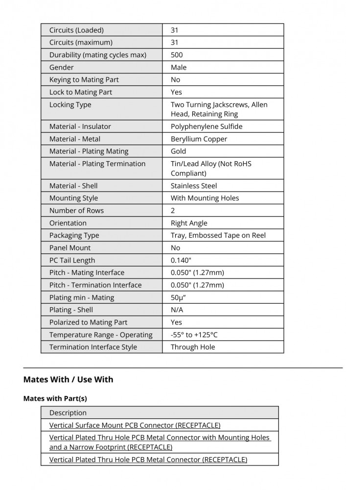 Technical document page 2 for MK-2T5-031-335-410S