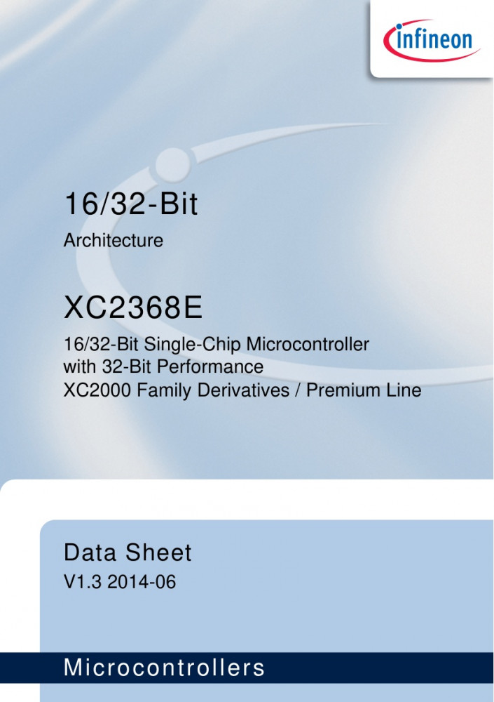 XC2368E datasheet page 1