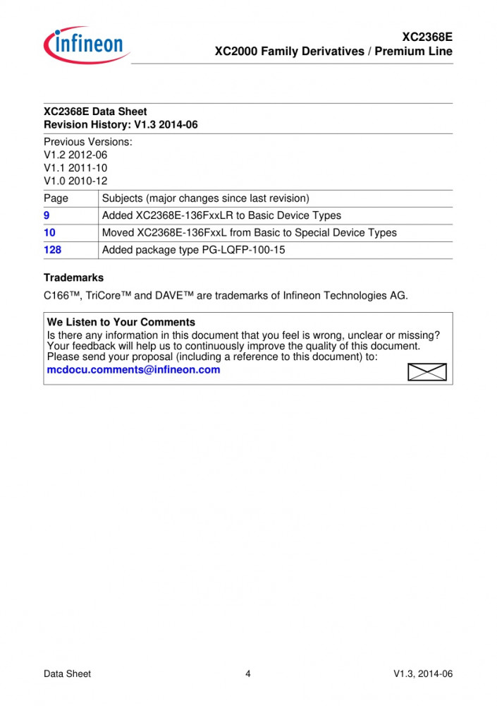 XC2368E datasheet page 4