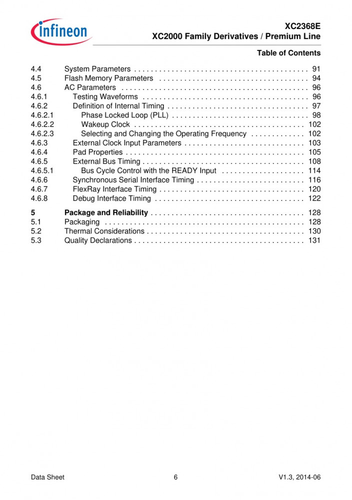 XC2368E datasheet page 6
