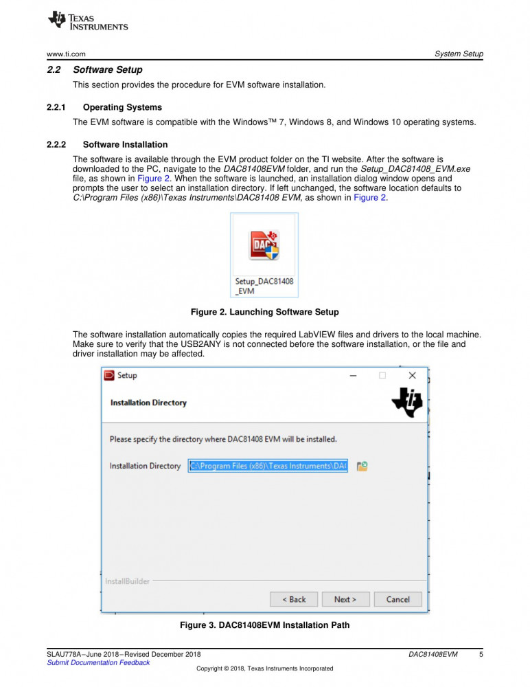 DAC81408EVM user guide page 5