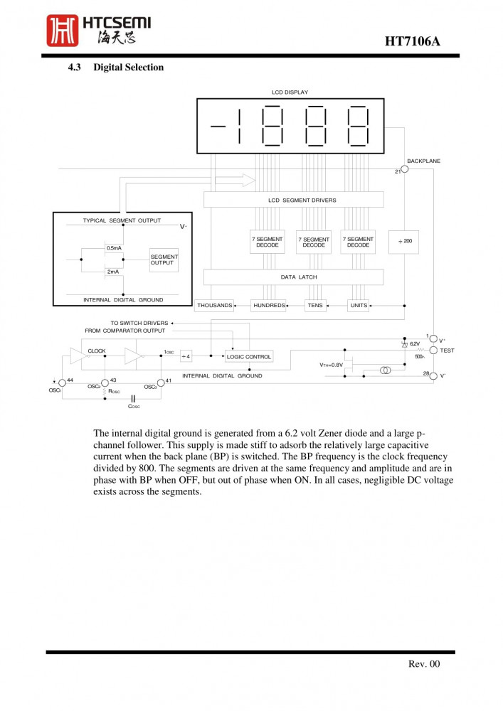 HT7106ANZ datasheet page 6