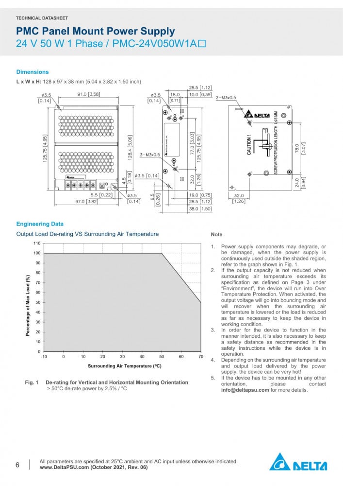 PMC-24V050W1AJ datasheet page 6