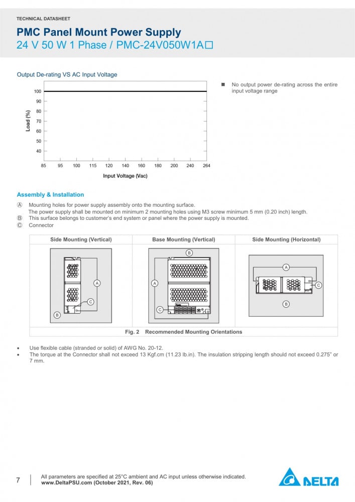 PMC-24V050W1AJ datasheet page 7