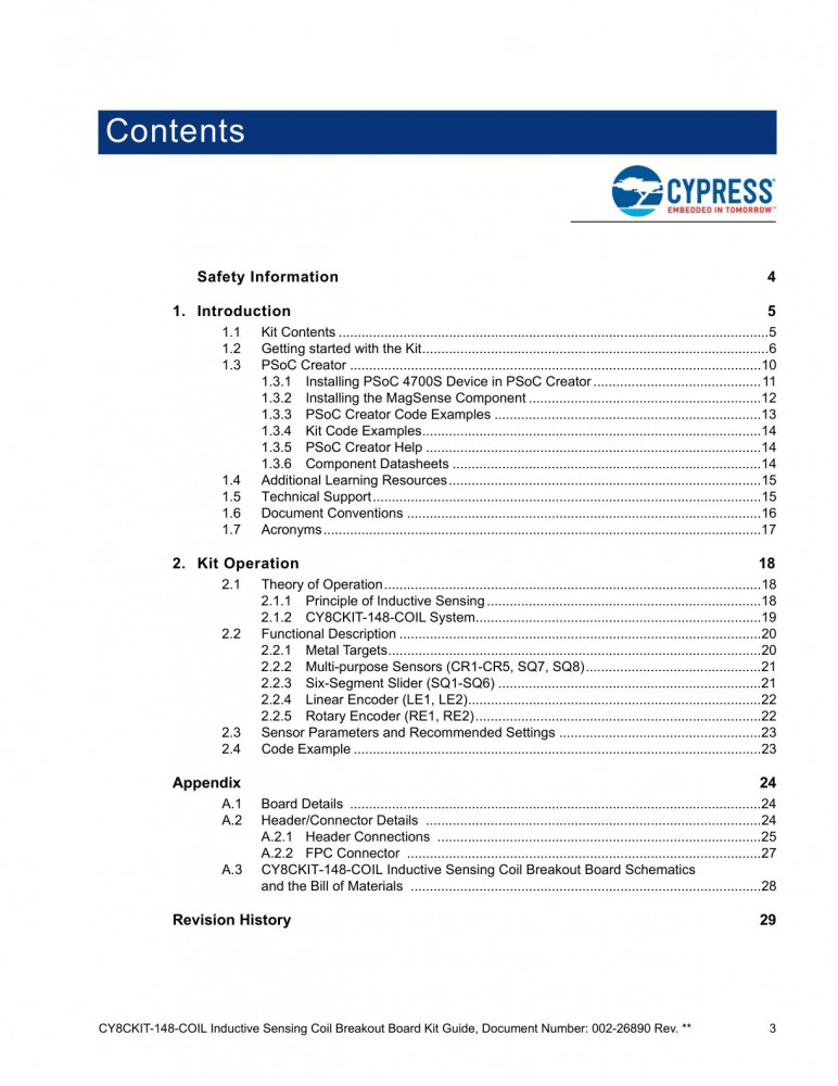 CY8CKIT-148-COIL document page 3