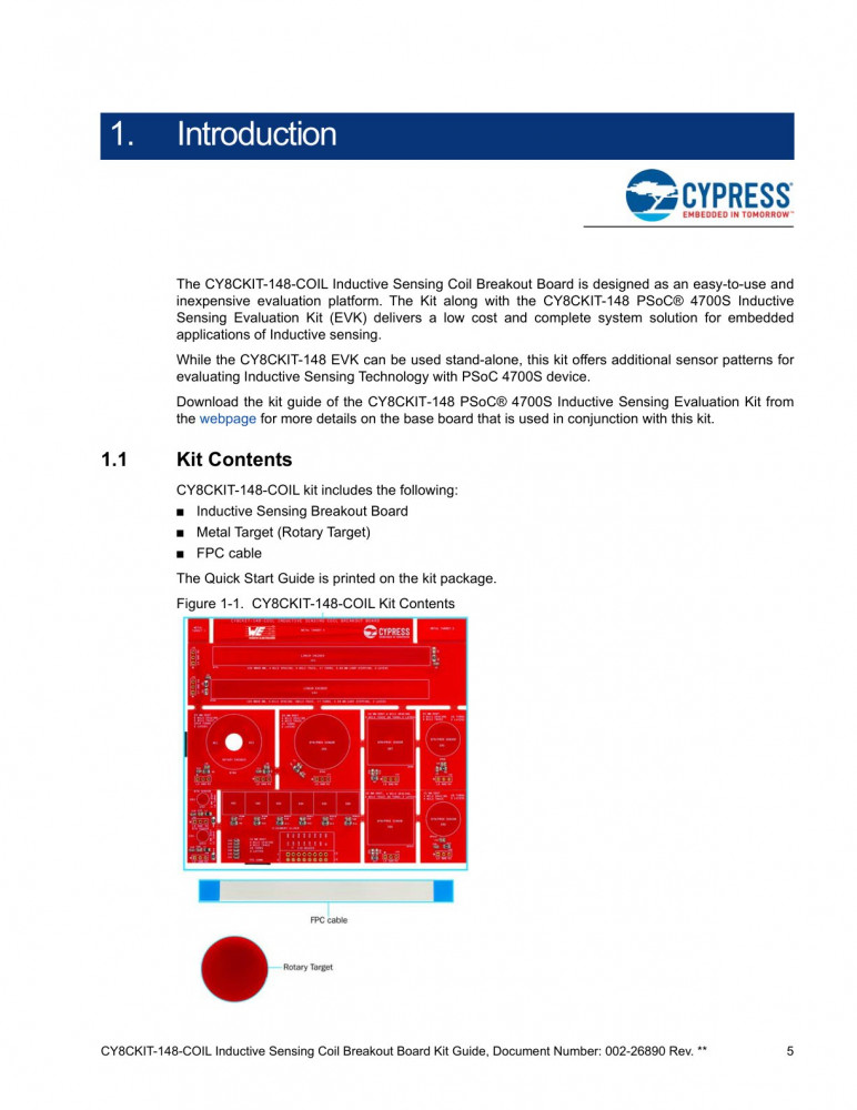CY8CKIT-148-COIL document page 5