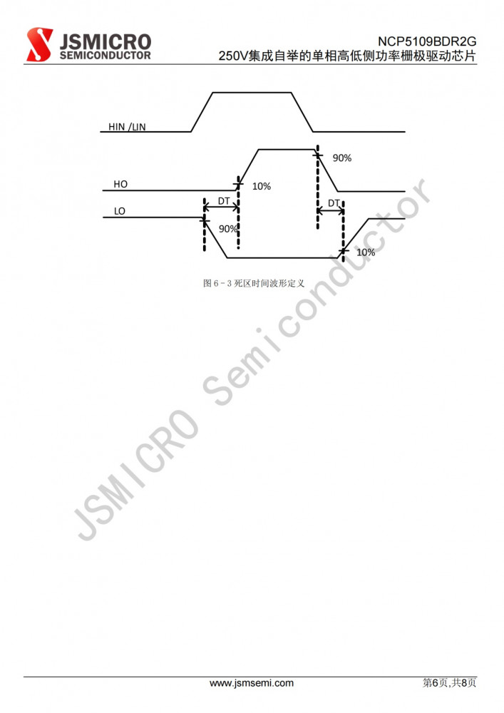 NCP5109BDR2G-JSM datasheet page 6