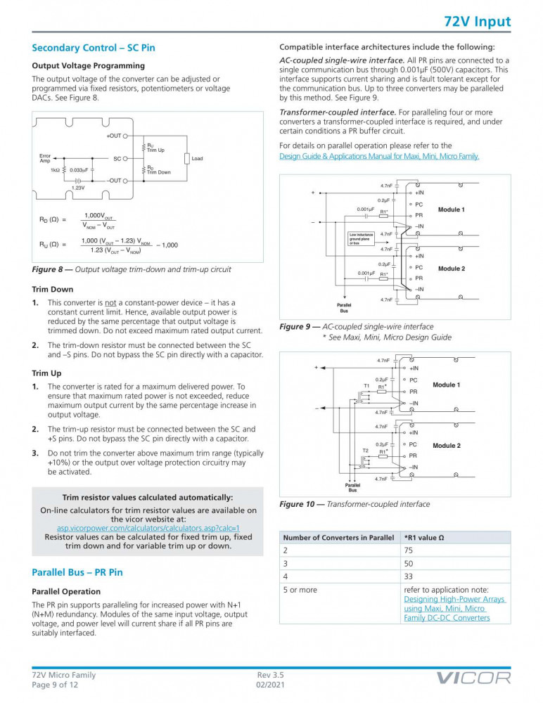 VICOR V72C5T100BG2 document page 9
