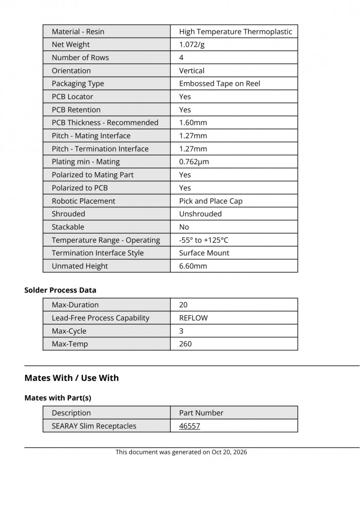 MOLEX 465562245 technical document image, page 3