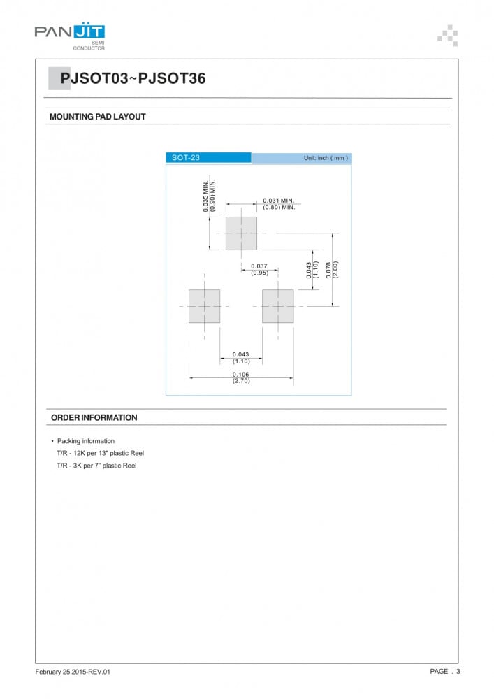 PJSOT12_R1_00001 datasheet page 3