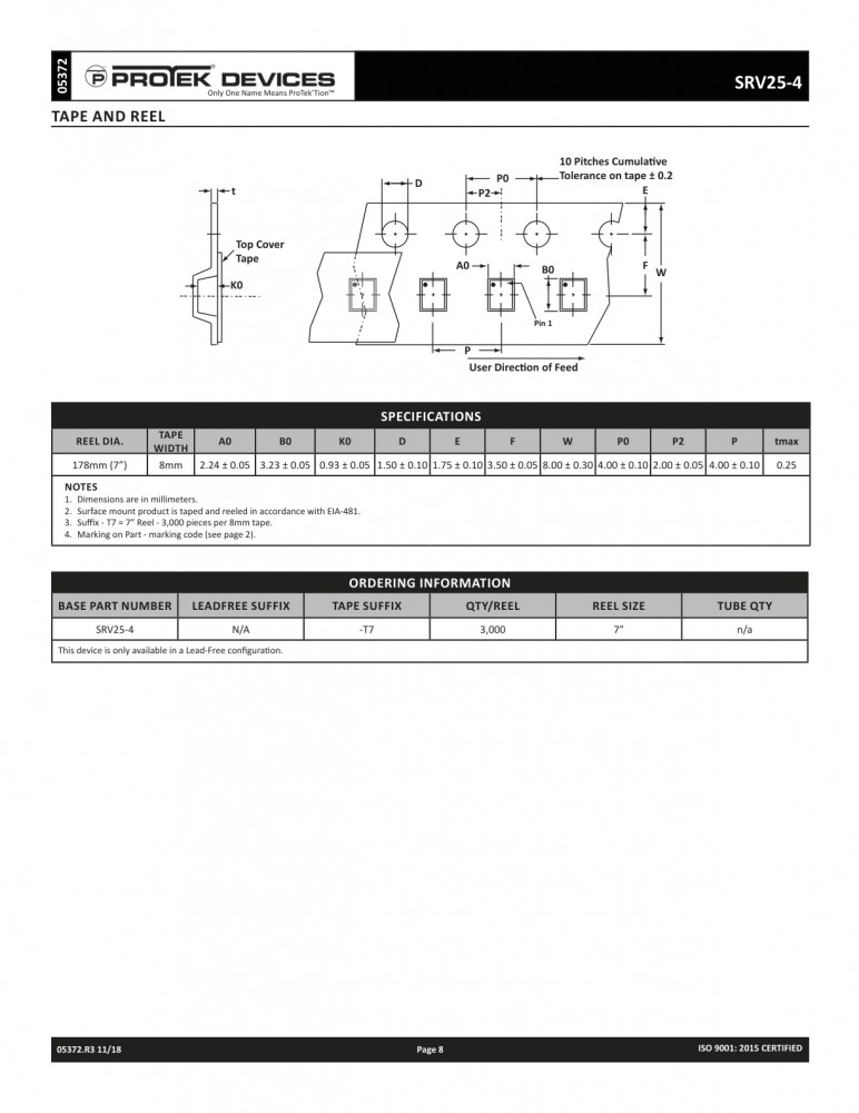 SRV25-4 datasheet page 8