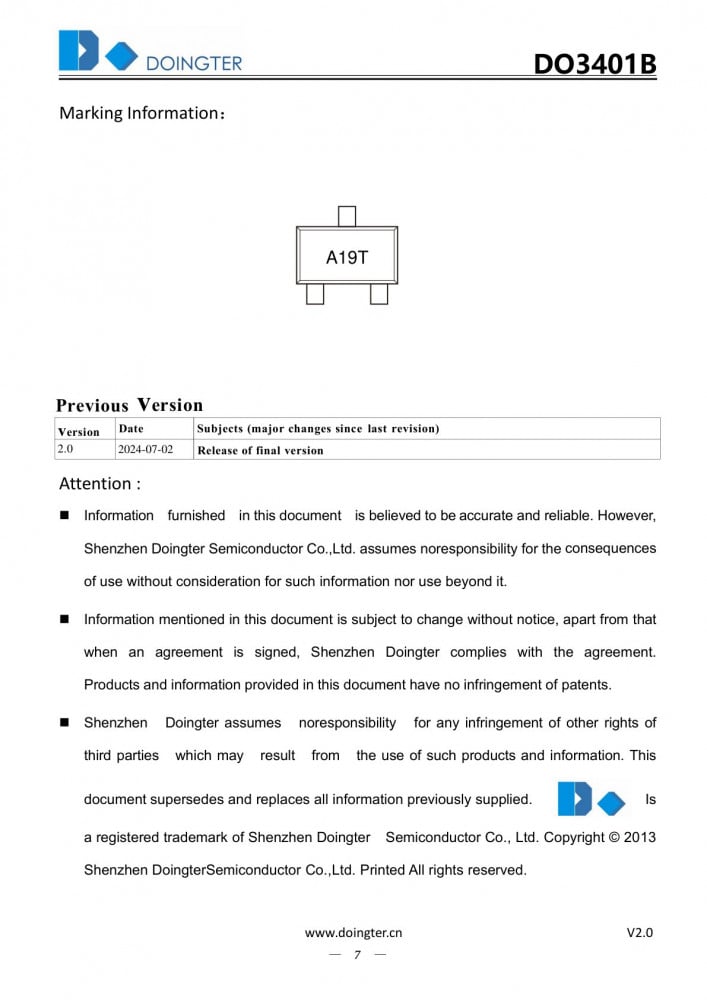 DO3401B datasheet page 6