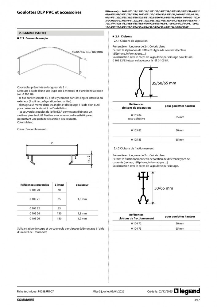 Legrand DLP technical document page 3