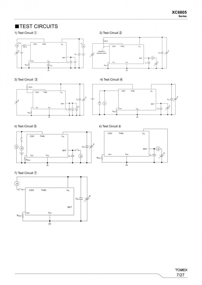XC6805ANE14R-G datasheet page 7