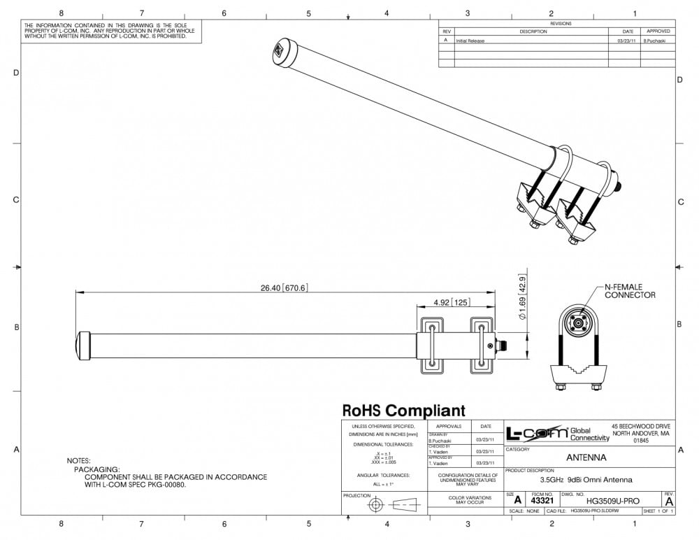 HG3509U-PRO technical document preview
