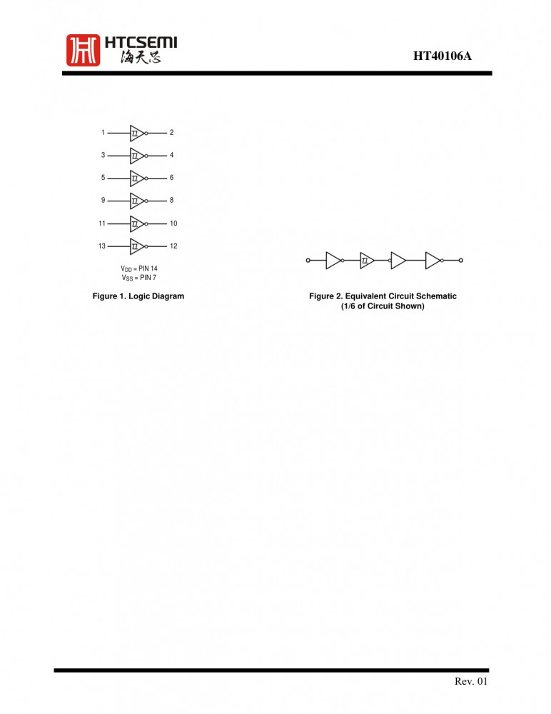 HT40106ARZ datasheet page 2
