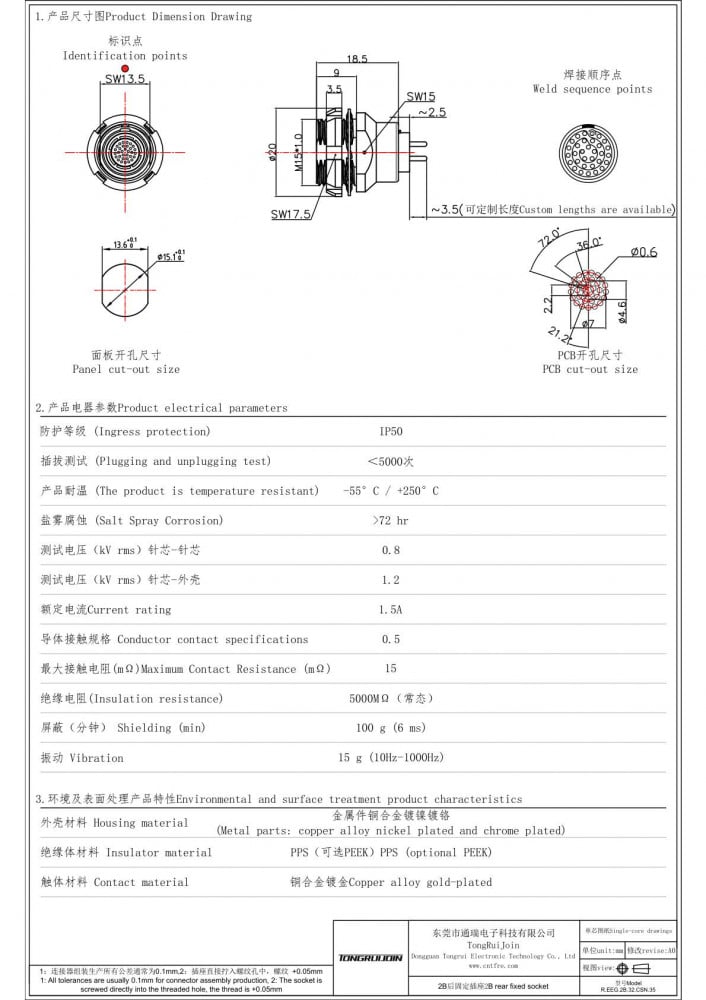 LICQ R.EEG.2B.32.CSN technical drawing page 1