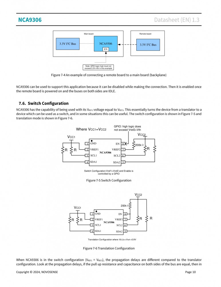 NCA9306-DVSR datasheet page 10