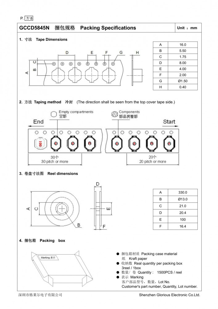 GCCD5845N specification page 7