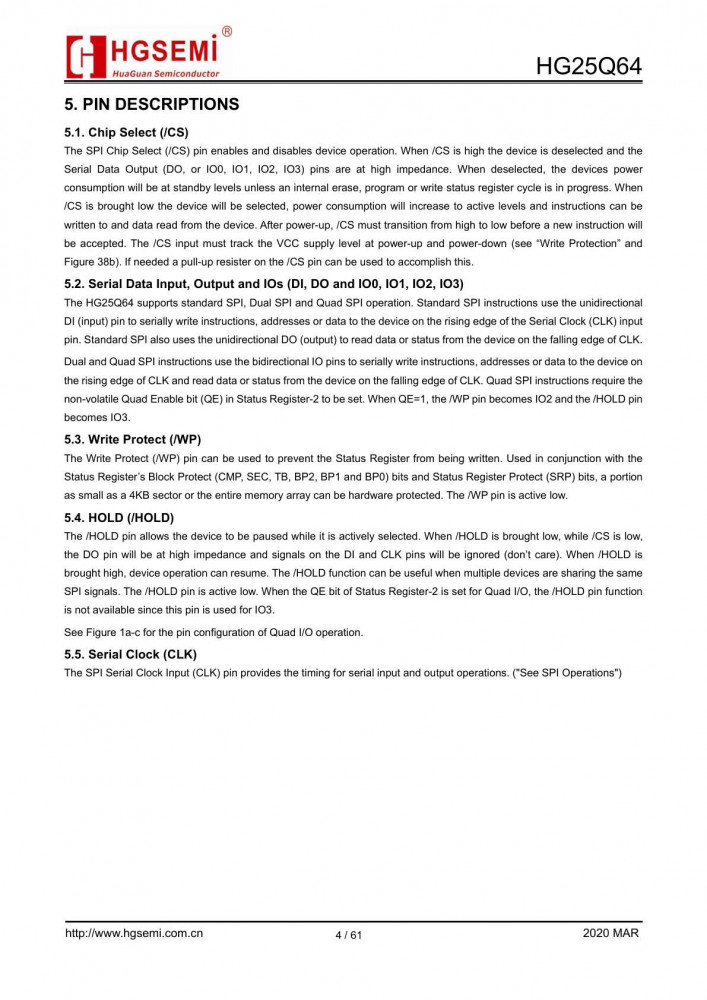 HG25Q64 datasheet page 4