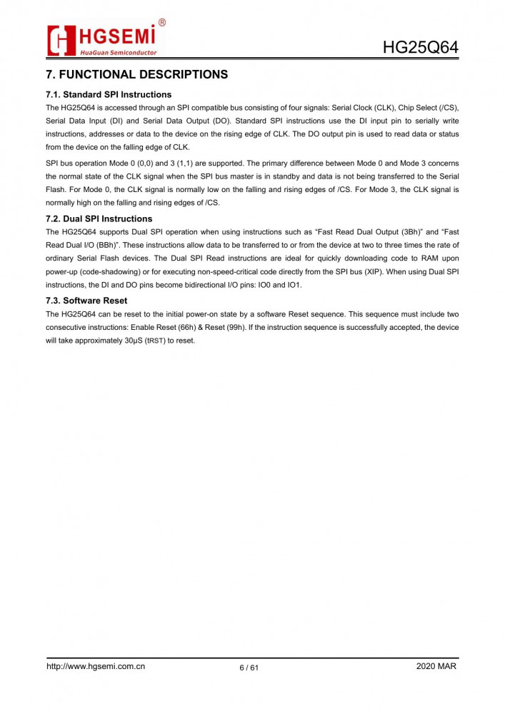 HG25Q64 datasheet page 6