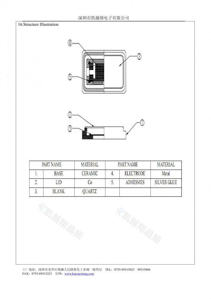 KYX K2C260001010 specification page 3