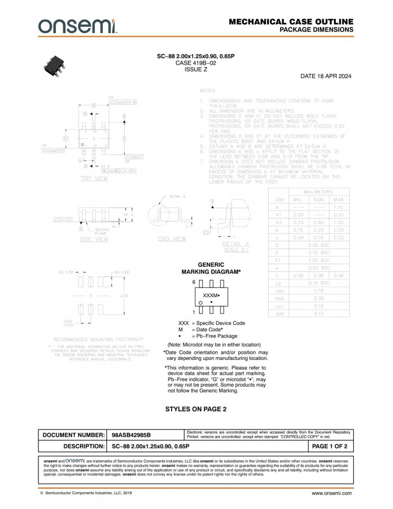 MUN5235DW1T1G datasheet page 8