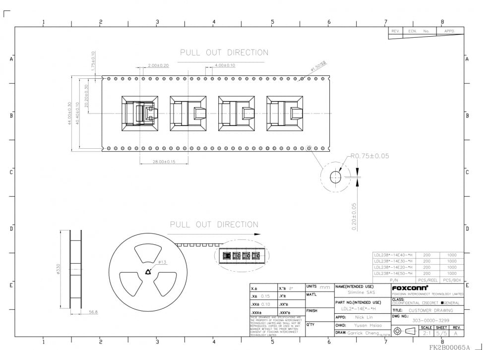 FOXCONN LDL2743-14E50-7H drawing page 5