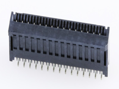 Easy-On FFC/FPC Connector, 0.50mm Pitch, Surface Mount, Vertical, Non-ZIF, Standard Footprint, Tin Bismuth Plating, Short Terminal Type, Black, 30 Circuits for sale