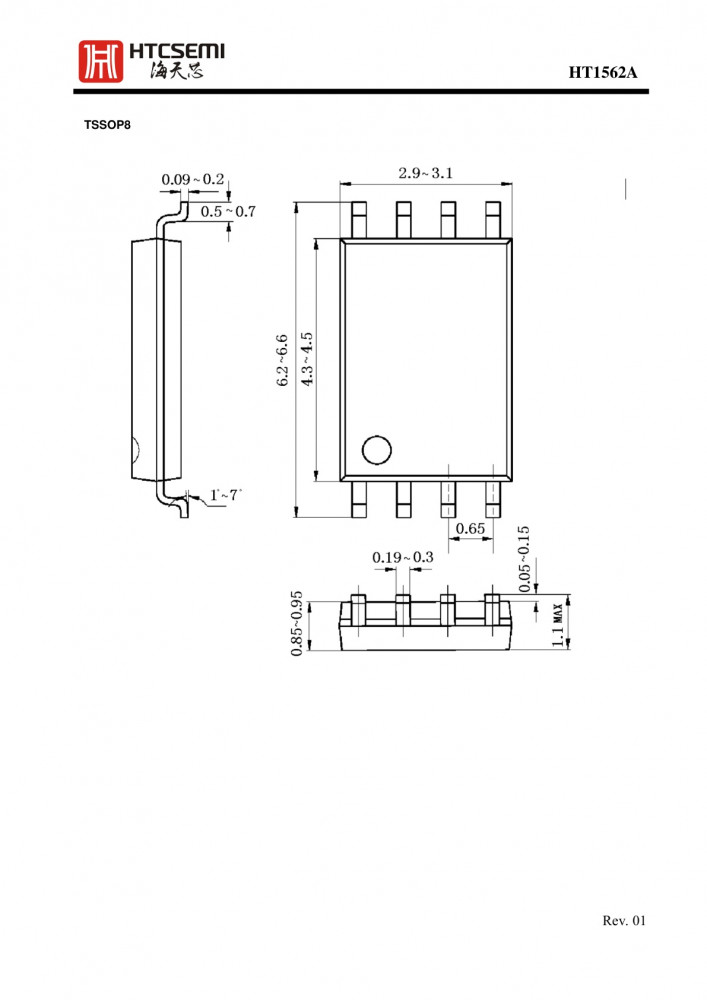 HT1562ARZ datasheet page 9