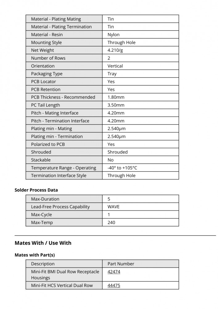 MOLEX 444741811 document preview, page 3
