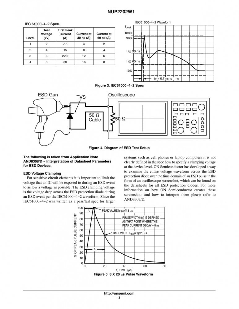 NUP2202W1T2G datasheet page 3