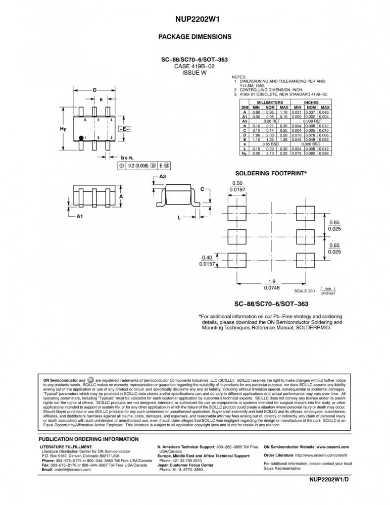 NUP2202W1T2G datasheet page 8