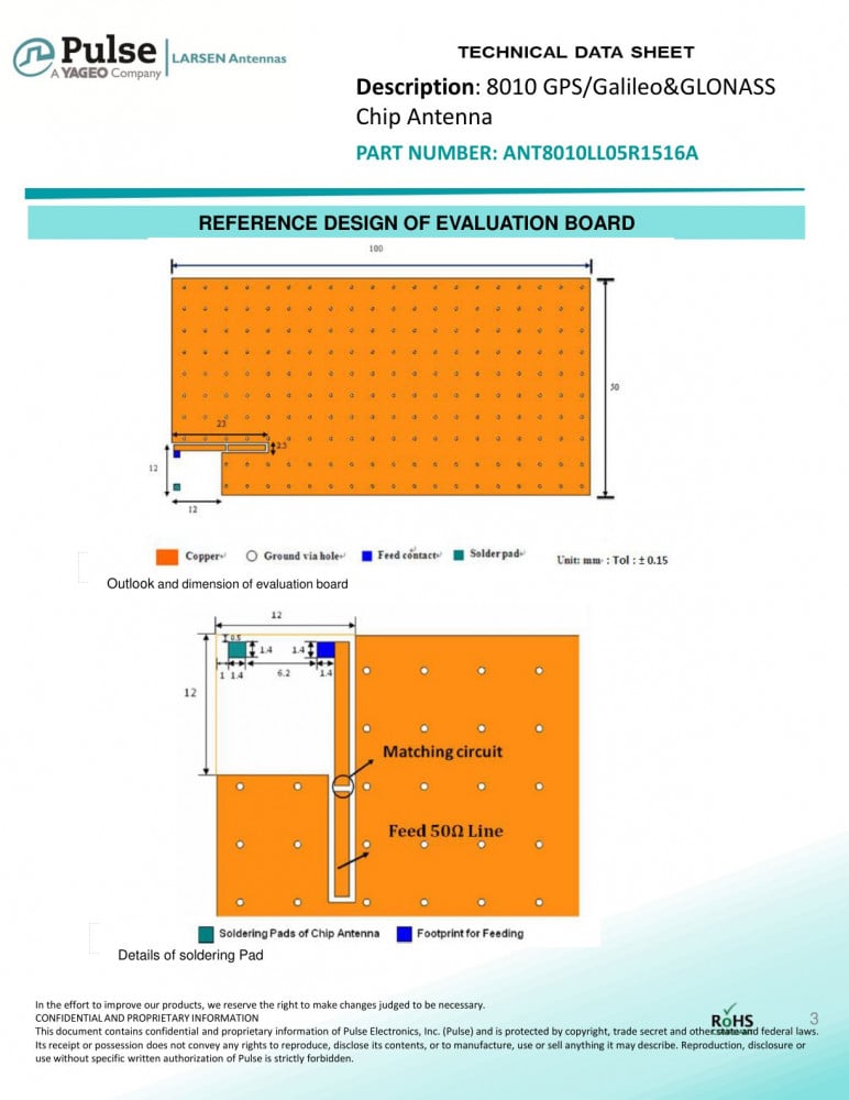 ANT8010LL05R1516A datasheet page 3