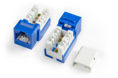 Hyperline KJNE-8P8C-C5e-90-VT Keystone Insert