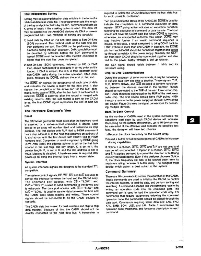 AM95C85 datasheet page 6