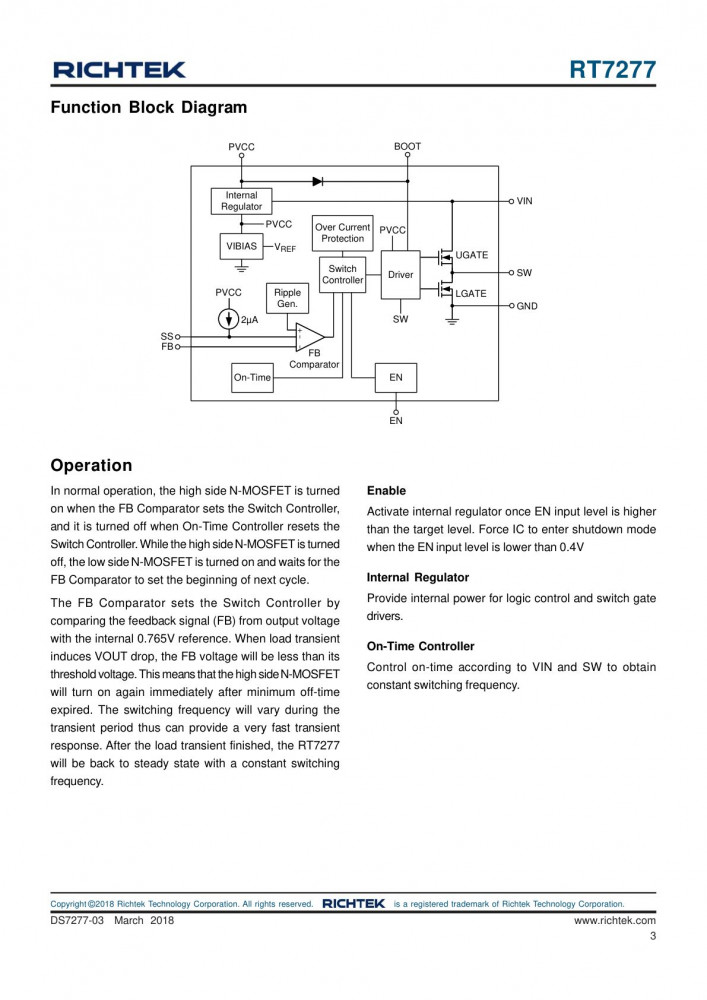RT7277 technical document page 3