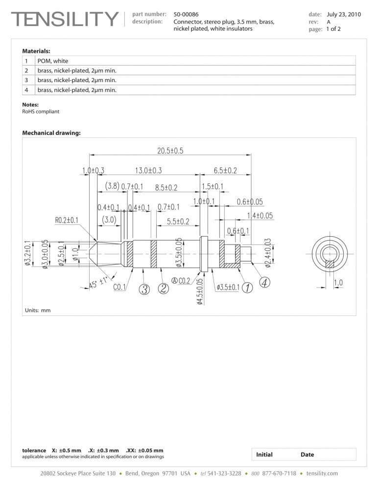 50-00086 technical document page 1
