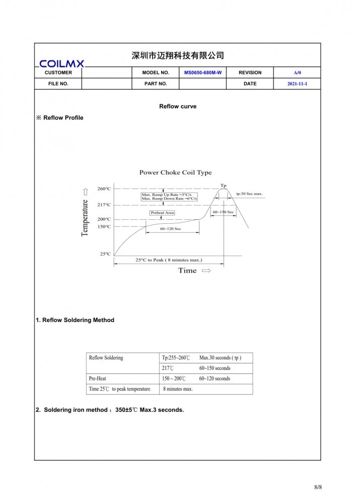 MS0650-680M-W specification page 8