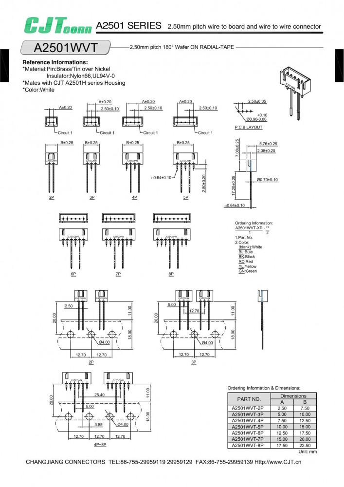 CJT A2501 series datasheet page 8