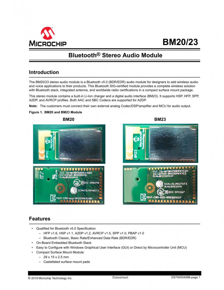 BM23 technical document preview, page 1