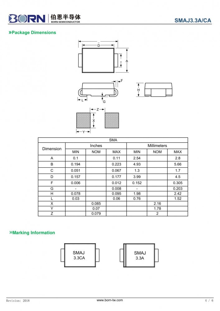 SMAJ3.3A datasheet page 4