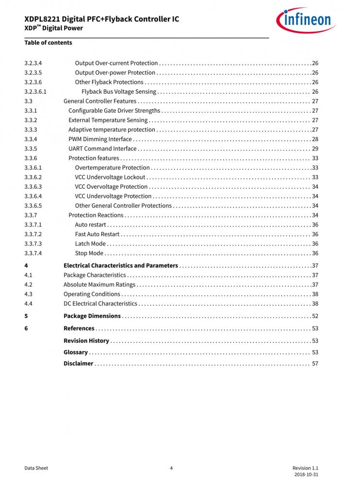 XDPL8221 datasheet page 4
